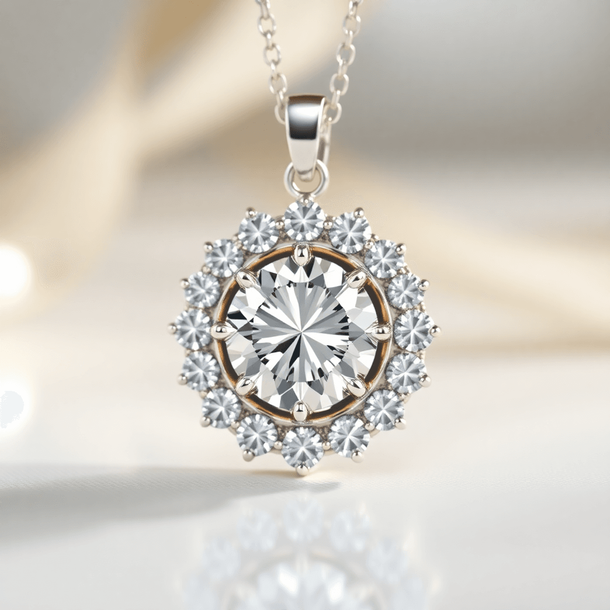 Diamond Halo Pendants: A Modern Spin on a Classic Design – Nekta New York
