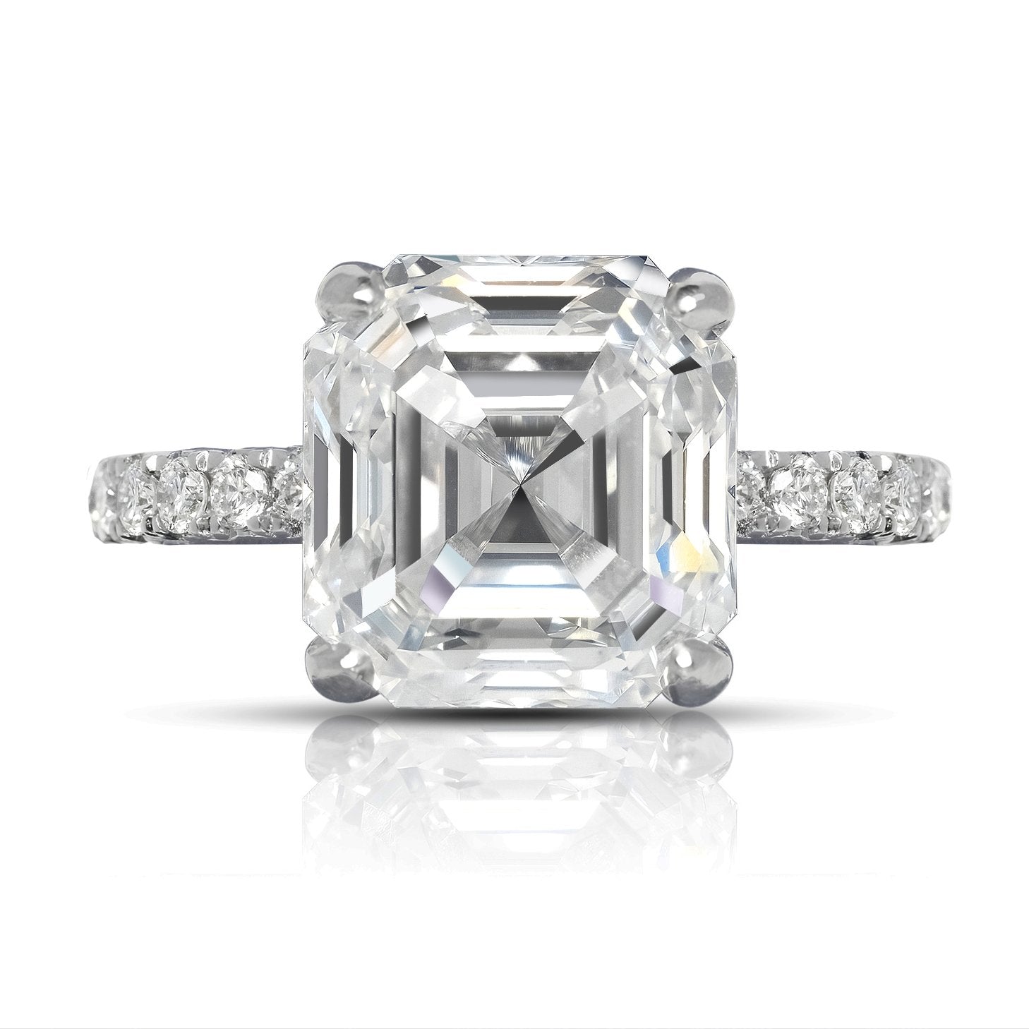 Asscher Cut Engagement Rings Collection | Nekta New York