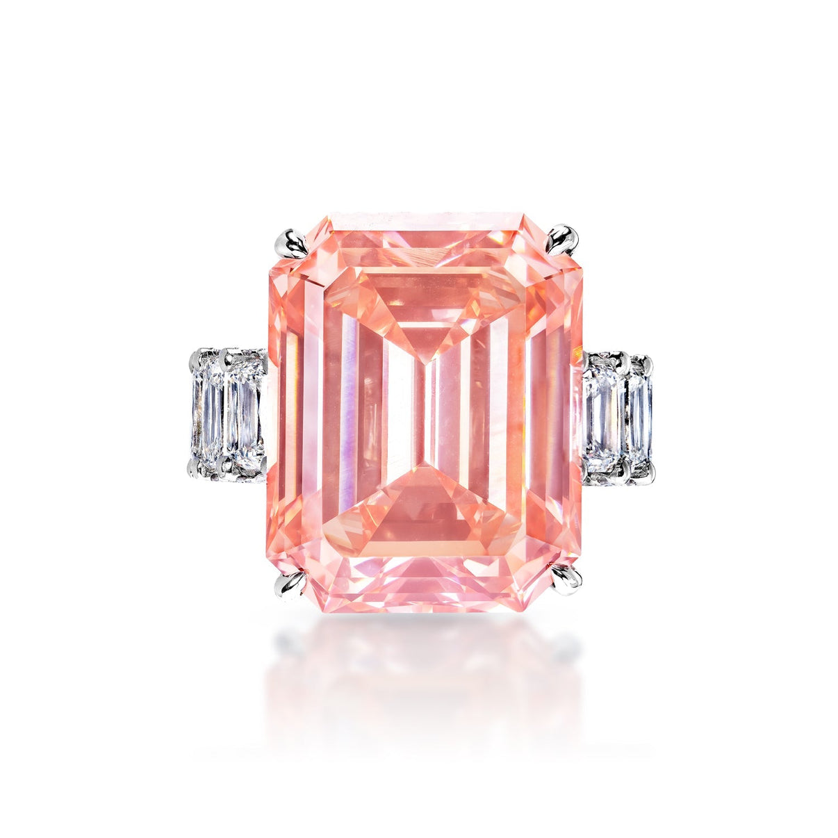 Emery 2.8 Carat VVS2 Emerald Cut Diamond Engagement Ring – Nekta New York