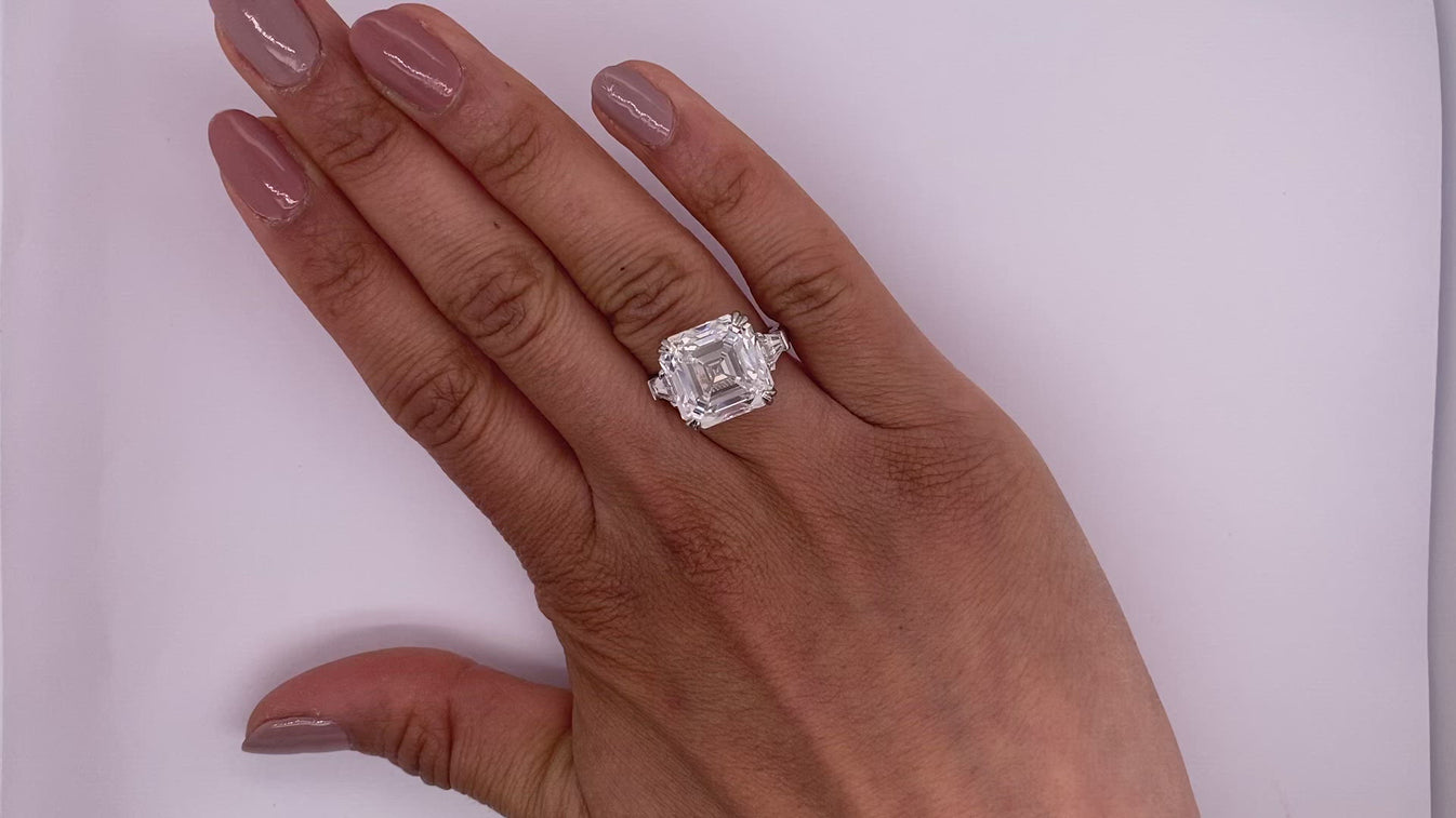 Athena 1.3-Carat Asscher Cut Diamond Engagement Ring – Nekta New York